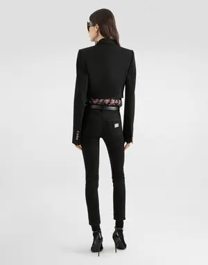 Dolce & Gabbana Flower Bouquet-print Chiffon Top