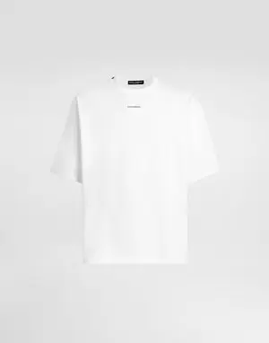 Dolce & Gabbana Oversized T-shirt With Print - White