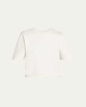 Ossou Rift Relaxed Boxy T-shirt - Bone