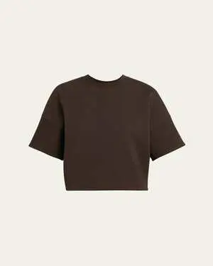 Ossou Rift Relaxed Boxy T-shirt - Loam