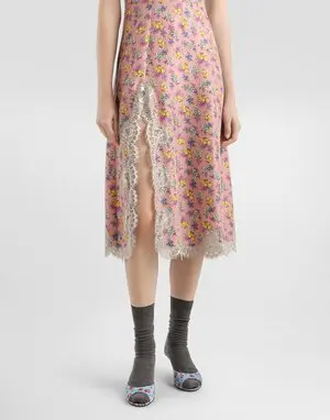 Dolce & Gabbana Floral-print Slip Dress