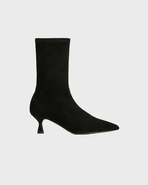 ATP ATELIER Cerone Suede Stretch Boots - Black