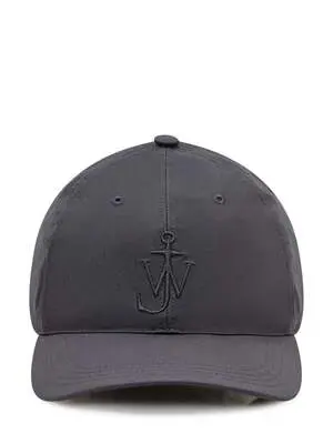 JW Anderson Embroidered Logo Cap - Black