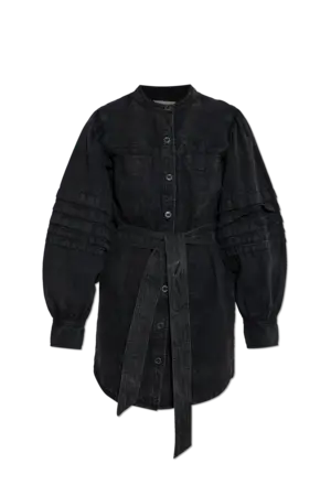 MARANT ETOILE Moe Denim Dress - Black