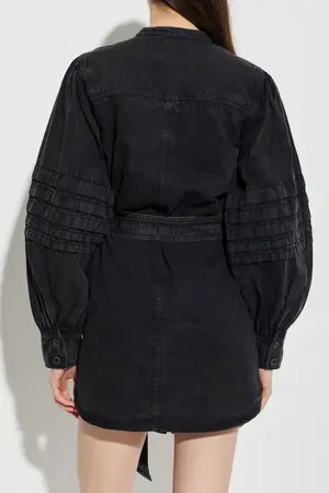 MARANT ETOILE Moe Denim Dress - Black