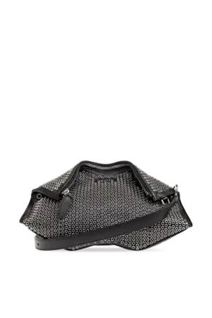 Alexander McQueen Manta Shoulder Bag - Silver