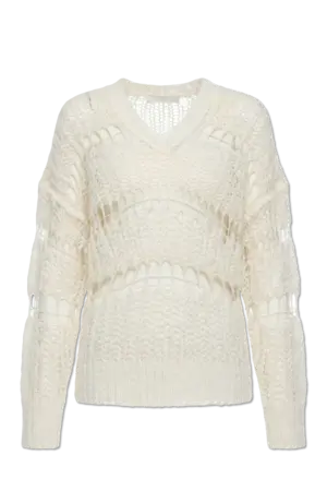 Fabiana Filippi Decorative Knit Sweater - Cream