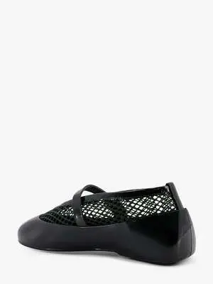 Alaïa Mesh And Rubber Ballerinas