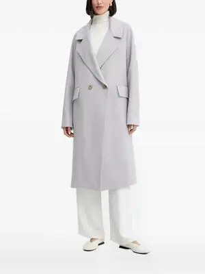 FORTE_FORTE Double-breasted Coat - Grey