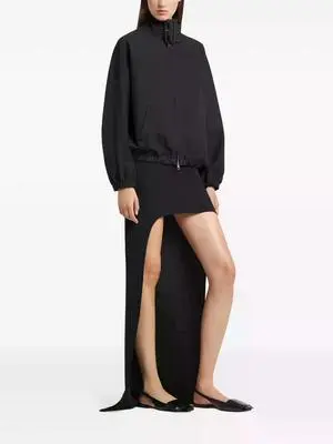 COURREGES Knitted Asymmetric Skirt - Black