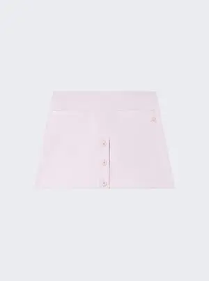 COURRÃ¨GES Heritage Buttoned Mini Skirt - Pink