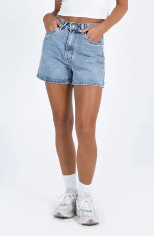 Princess Polly Raw Edge Hem Shorts For Women