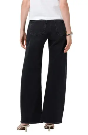 Citizens Of Humanity Nora Wide-leg Jeans - Cayeye Washed Black