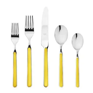 MEPRA Fantasia Flatware Set5 Pieces - Yellow