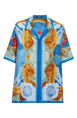 Versace Silk Camp Shirt