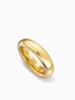 BRIONY RAYMOND Slim Sloan Band Ring - 18 Karat Yellow Gold