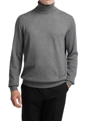 PAUL FREDRICK Supima Cotton Turtleneck
