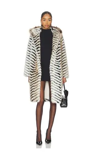 Adrienne Landau Elenor Coat - Cream