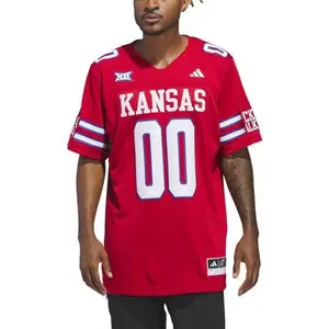 Adidas 00 Kansas Jayhawks Alternate Premier Jersey - Red
