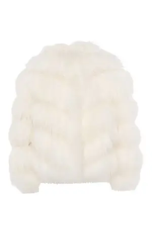 Gorski Genuine Shearling Jacket - White