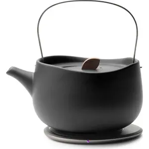 OHOM INC Leiph Self-heating Teapot Set - Inkstone Black