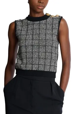 Balmain Cropped Blouses