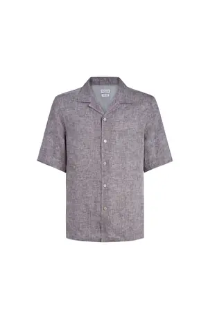 Brunello Cucinelli Short Sleeve Shirt - Hazelnut