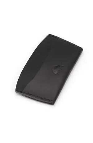 EZRA ARTHUR Classic Card Holder Wallet - Black