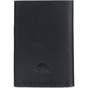 EZRA ARTHUR No. 2 Card Holder Wallet - Black