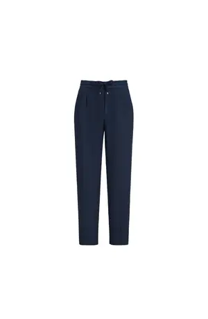 Brunello Cucinelli Trousers With Drawstring - Blue