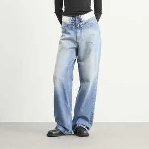 MAISON MARGIELA Deconstructed Straight-leg Jeans