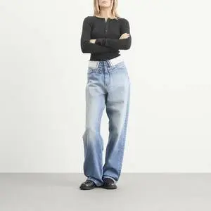 MAISON MARGIELA Deconstructed Straight-leg Jeans