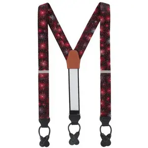 Trafalgar Illumination Explosion Silk Button End Suspenders