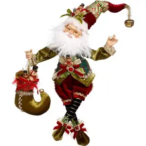 MARK ROBERTS North Pole Stocking Maker Elf - Red
