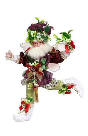 MARK ROBERTS Mistletoe Memories Fairy - Plum