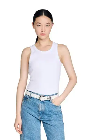 Sandro Cut Out Camis Tanks For Women