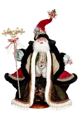 MARK ROBERTS Yuletide Santa - Black