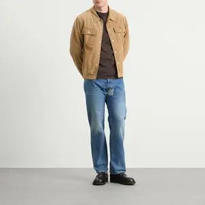 MAISON MARGIELA Cotton Coated Trucker Jacket