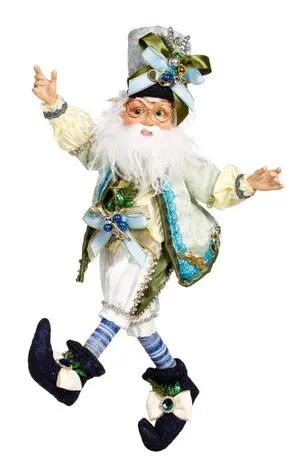 MARK ROBERTS North Pole Christmas Carol Elf - Baby Blue