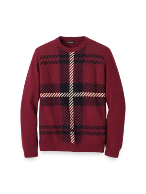 PAUL FREDRICK Cotton Crewneck Pullover