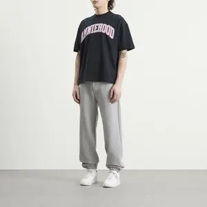 ANNIE HOOD College Arch T-shirt - Navy