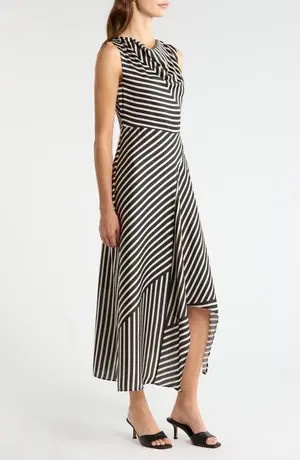 Vince Camuto Striped Maxi Dress
