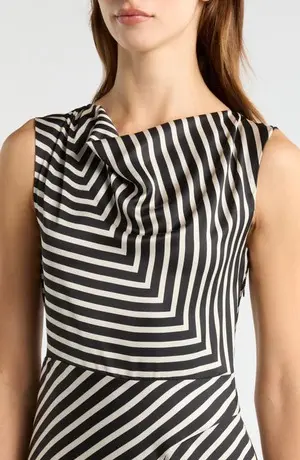 Vince Camuto Striped Maxi Dress