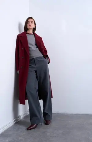 Topshop Double Breasted Outerwear For Women