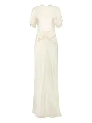 Victoria Beckham Gathered Maxi Dress
