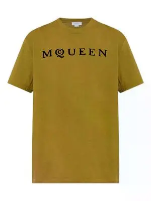 Alexander McQueen Logo-print T-shirt - Brown