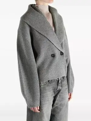 TOTEME Shawl-lapel Cardigan - Grey