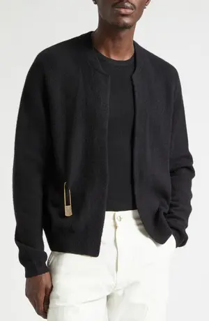 Frenckenberger Mini Cashmere Bomber Cardigan