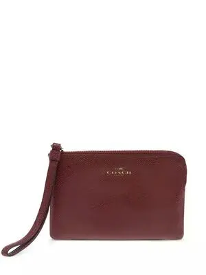 COACH VINTAGE Leather Wristlet - Red