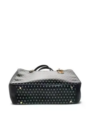 Dkny Logo-print Tote Bag - Black